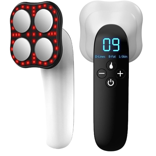 Ultra-Sculpt™ 4-in-1 LED Infrared EMS Cellulite Massager Wand – LUMILUX